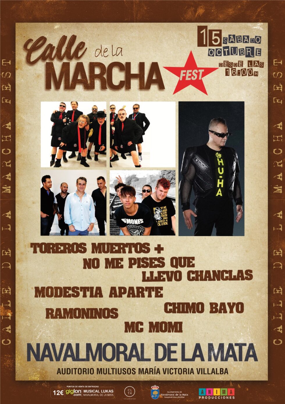 Toreros con Chaclas, Modestia Aparte y Chimo Bayo en el Calle de la ...