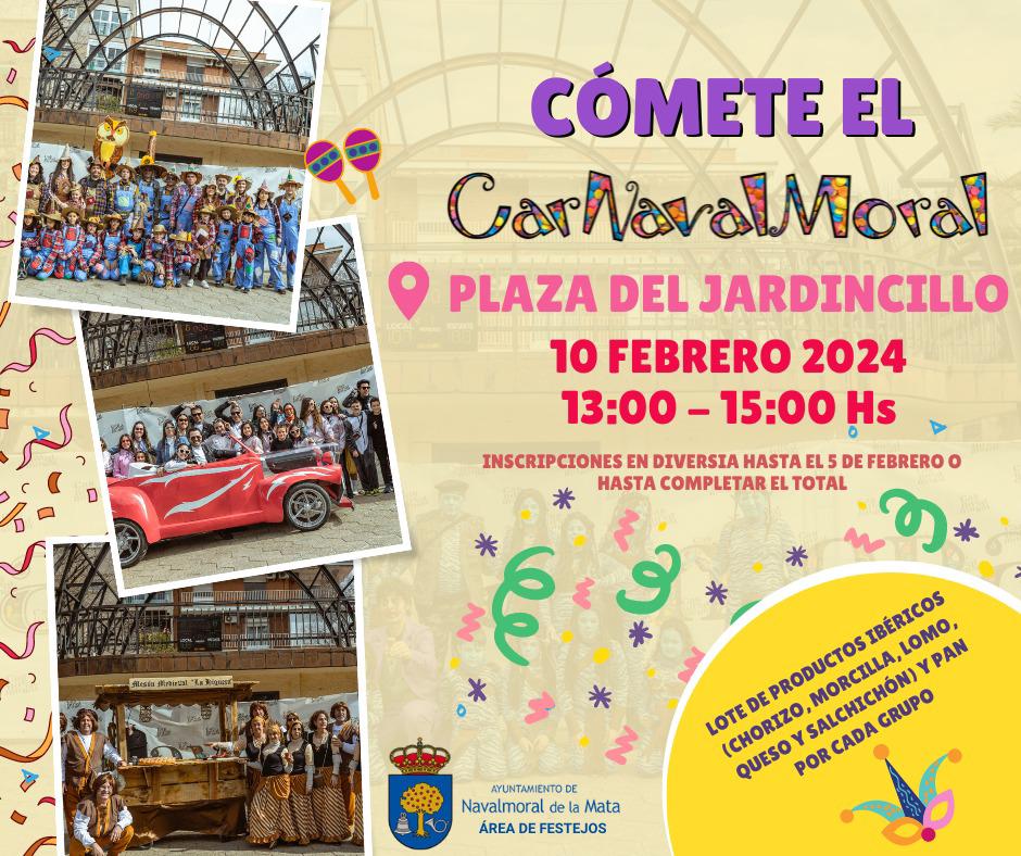 CÓMETE EL CARNAVALMORAL 2024 - Ayuntamiento de Navalmoral de la Mata