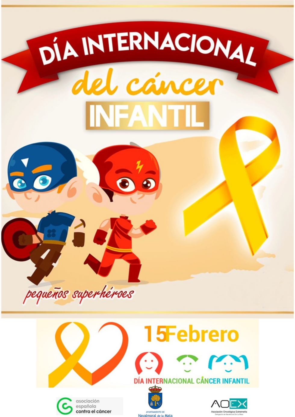 DÍA INTERNACIONAL DEL CÁNCER INFANTIL - Ayuntamiento de Navalmoral de la Mata