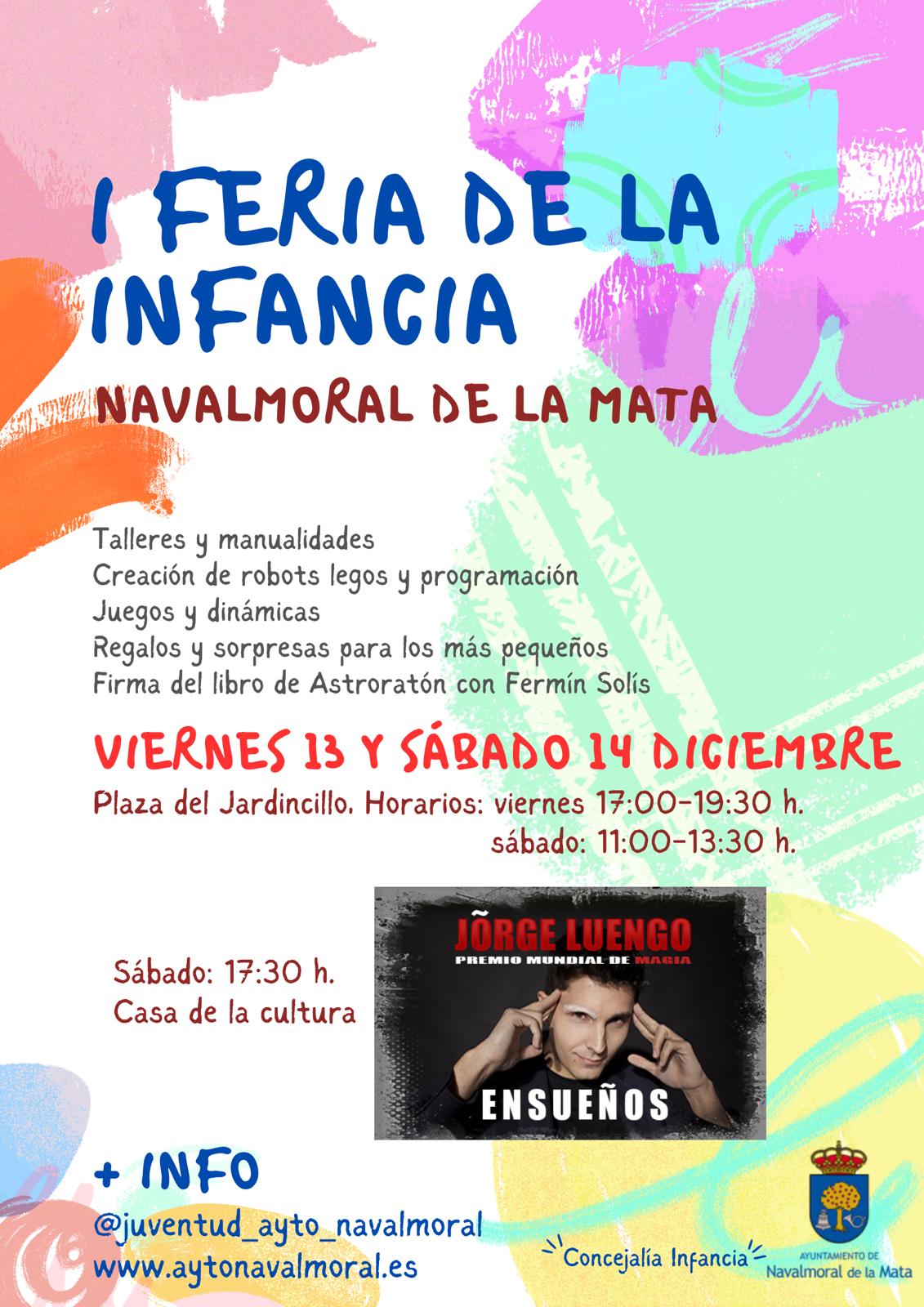 PRIMERA FERIA DE LA INFANCIA EN NAVALMORAL - Ayuntamiento de Navalmoral de la Mata